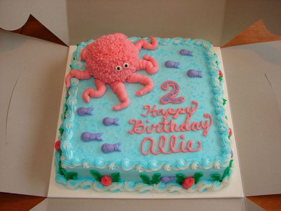 Octopus & Fish - CakeCentral.com