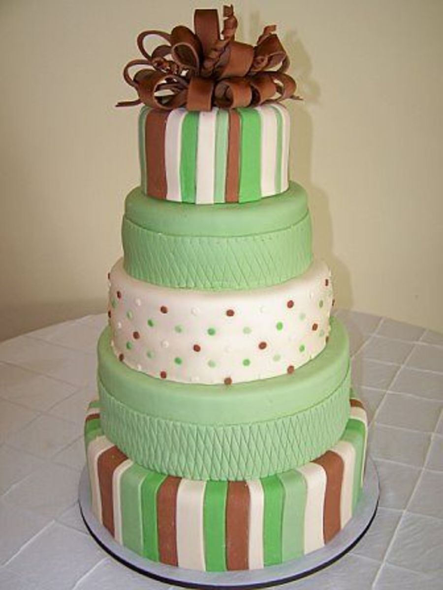 Funky Wedding Cake - CakeCentral.com