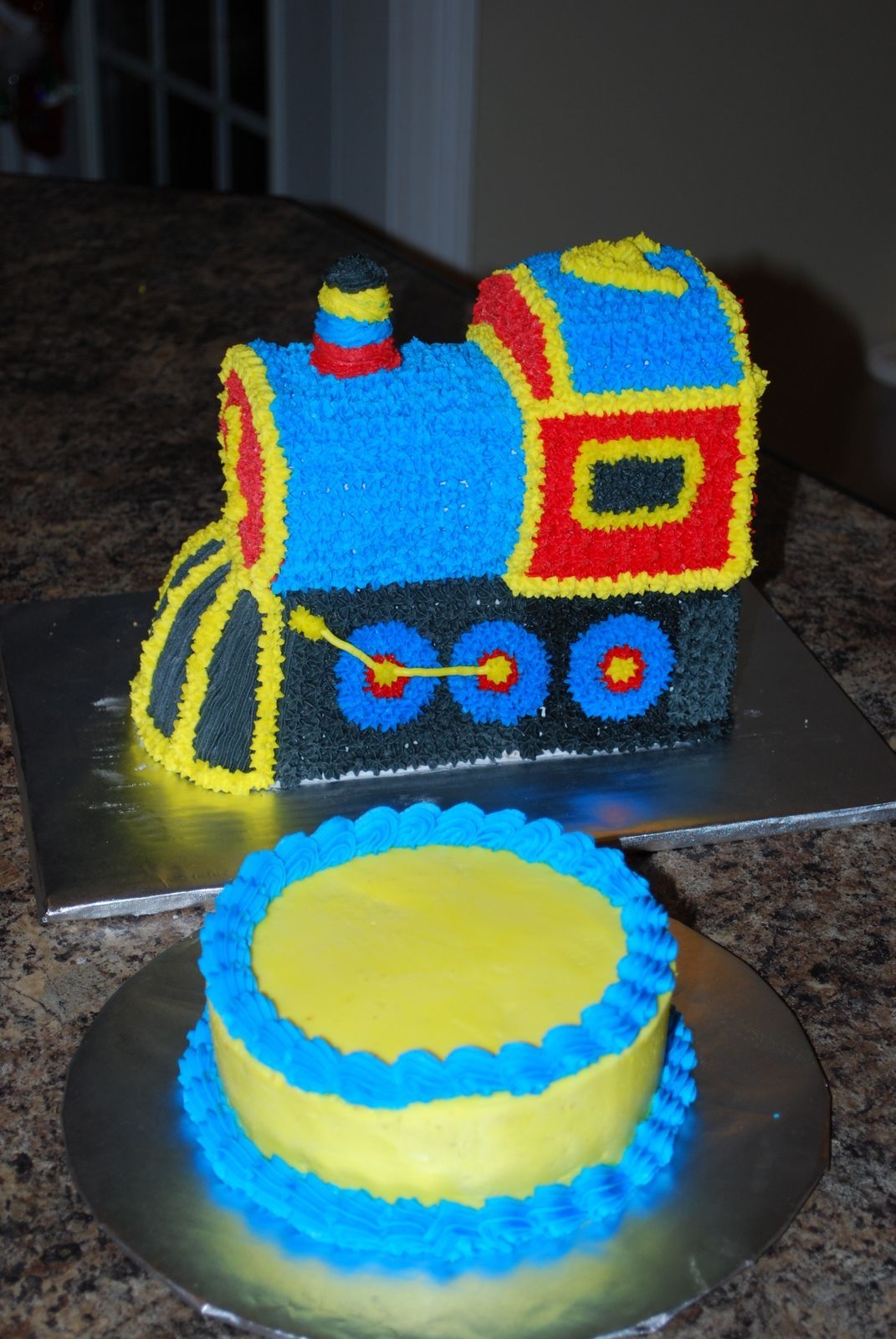 3D Train - Primary Colors - CakeCentral.com
