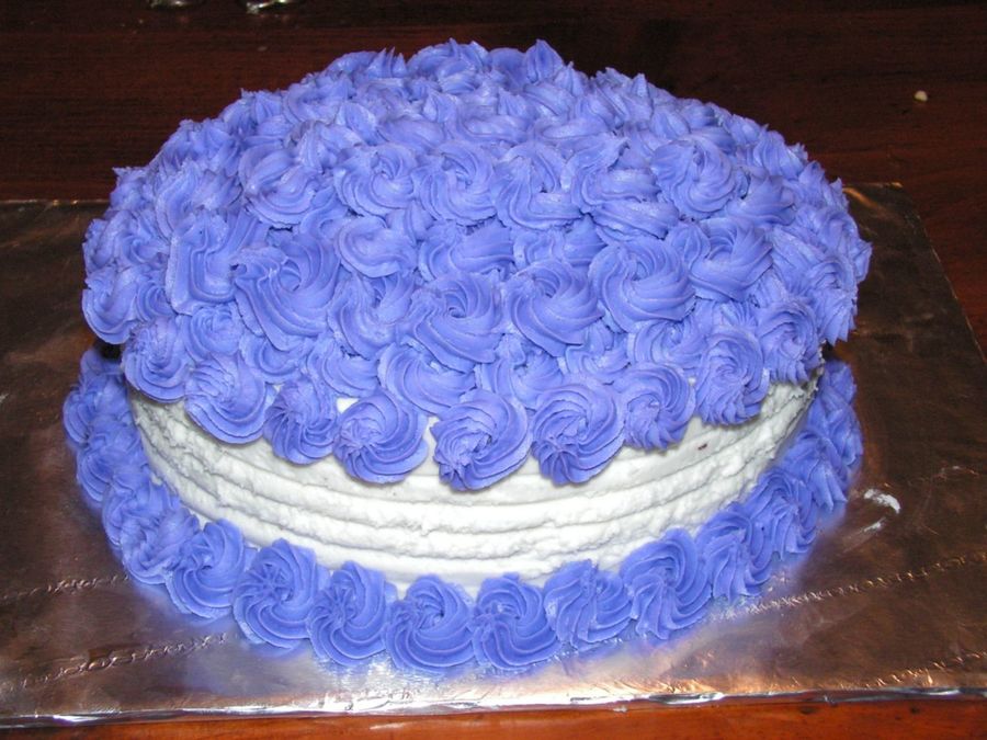 Rosette Cake - CakeCentral.com