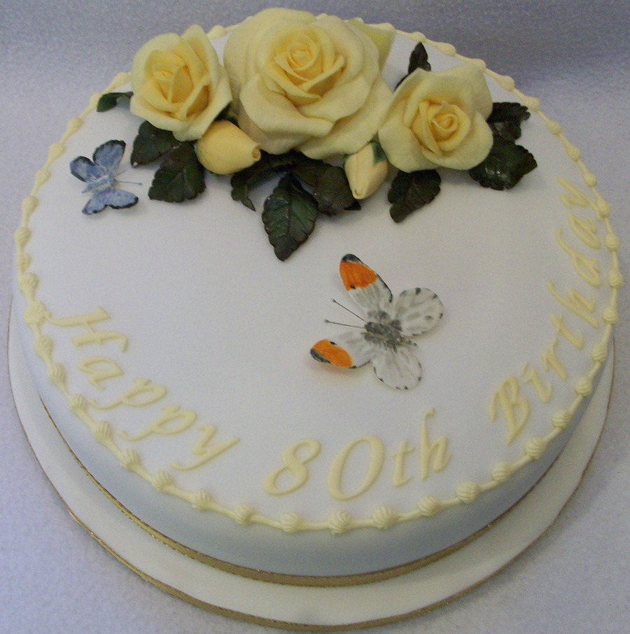 80Th Birthday - CakeCentral.com