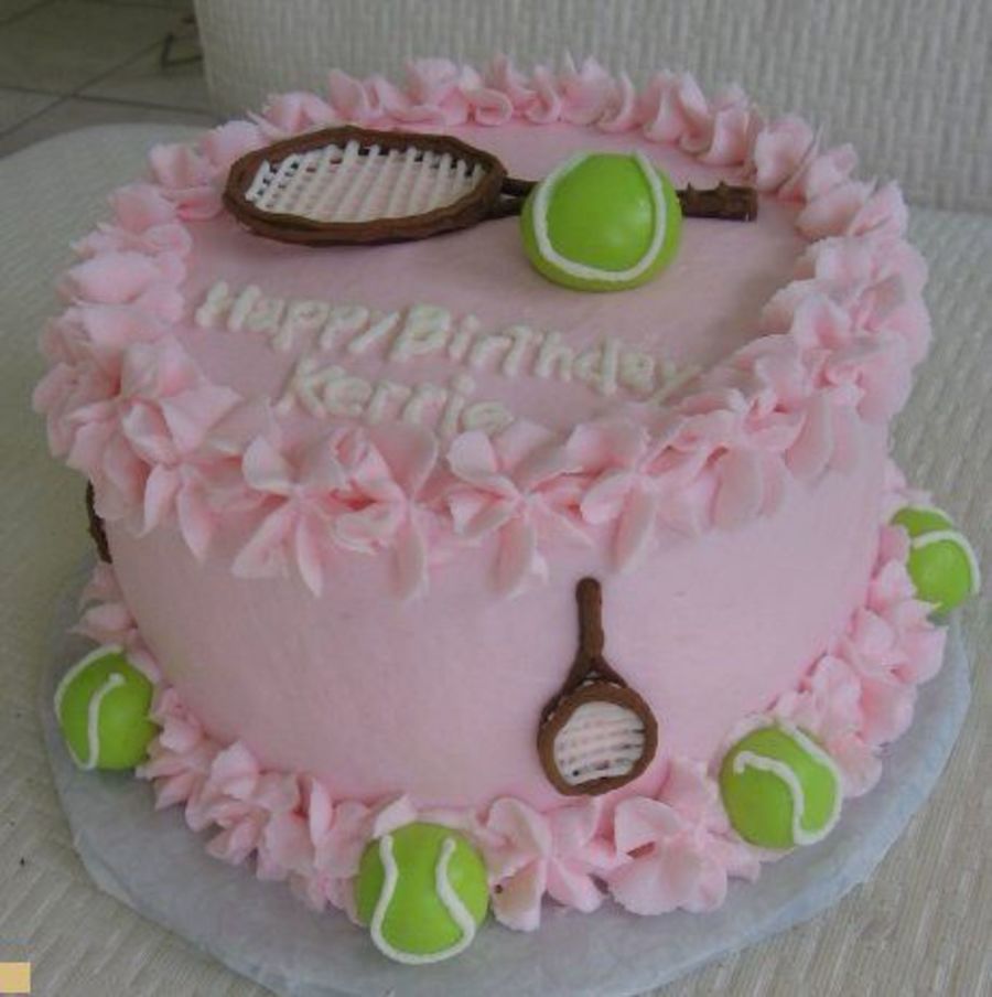 Tennis Birthday Cake - CakeCentral.com