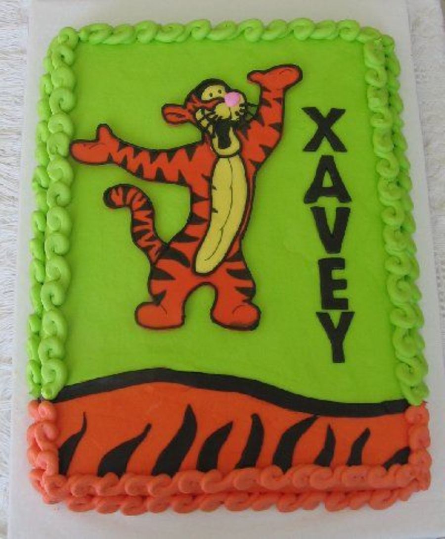 Tigger Cake - CakeCentral.com