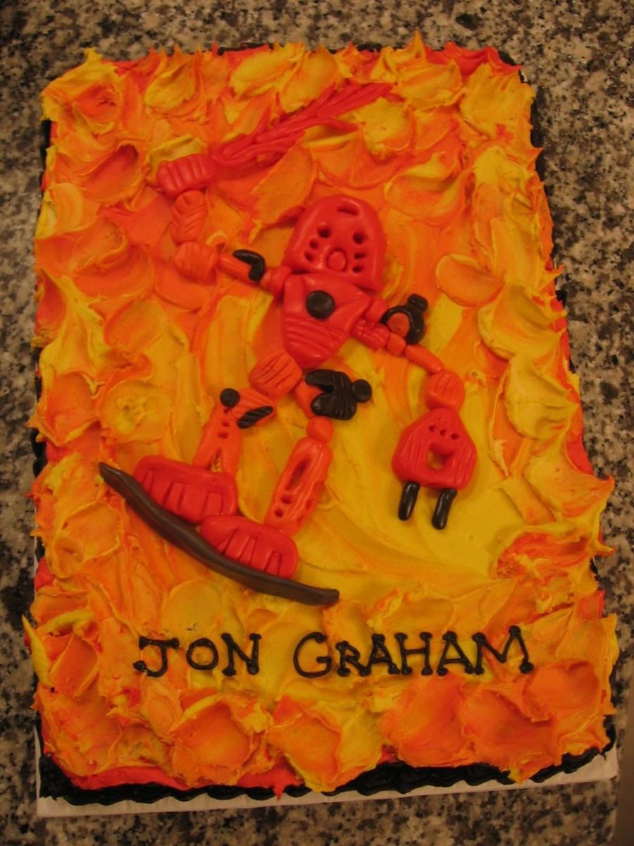 Bionicle Cake - CakeCentral.com