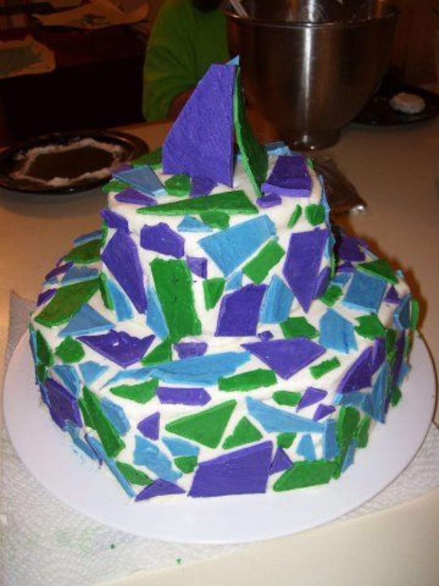 Chocolate Mosaic Tiles - CakeCentral.com