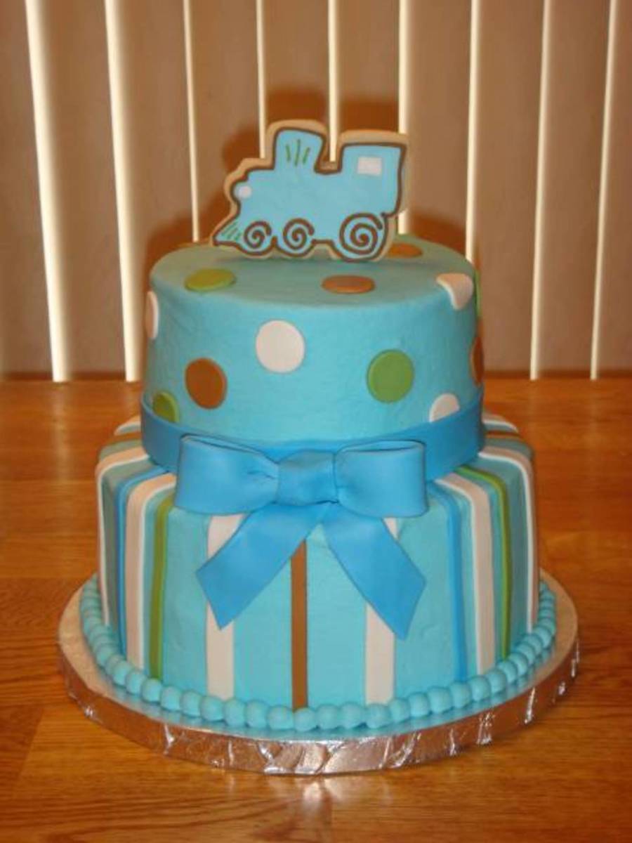 Train Baby Shower - CakeCentral.com