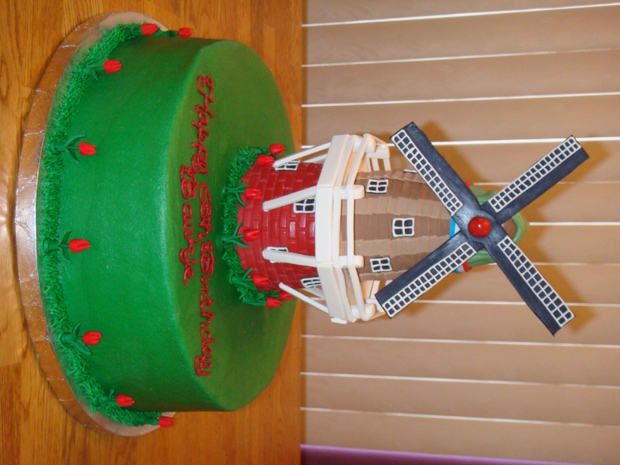 Dutch Windmill Cake - CakeCentral.com