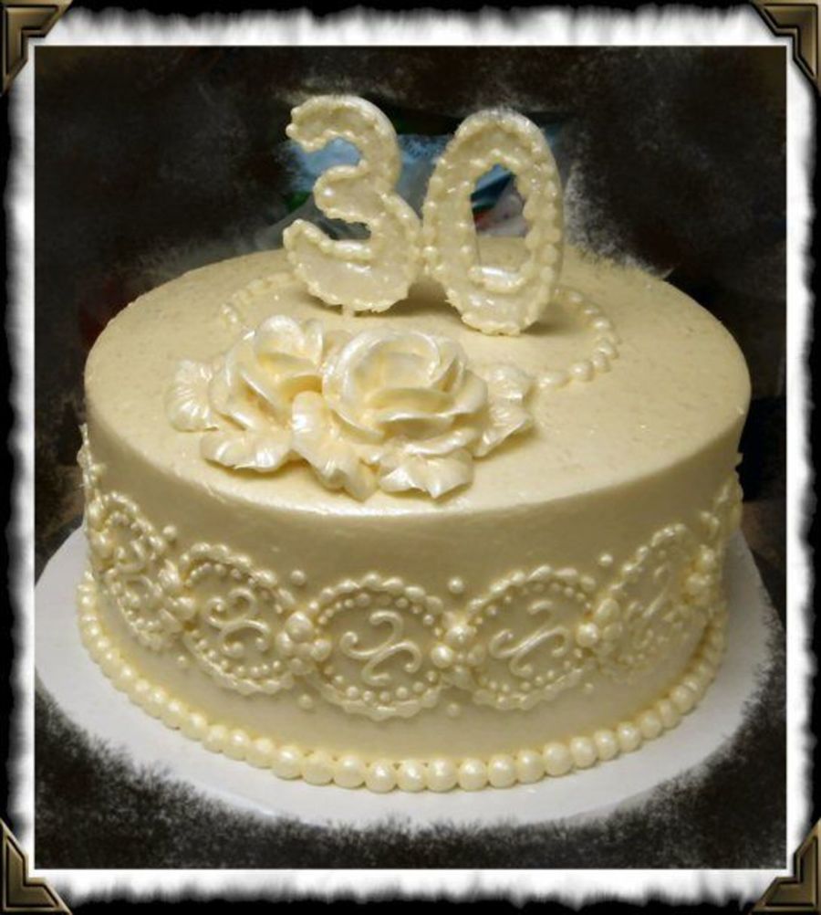 30Th Birthday Cake. - CakeCentral.com