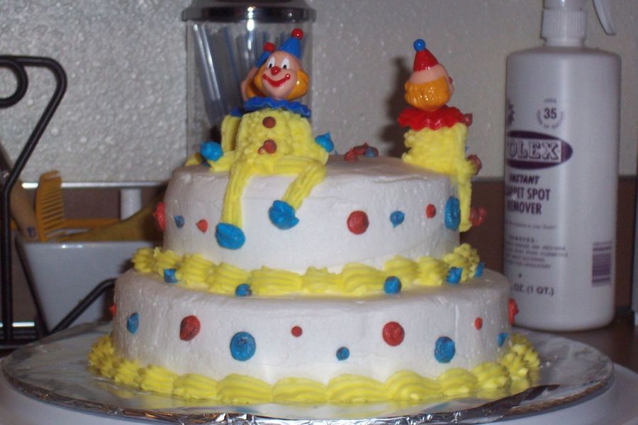 Class I-Clown Cake - CakeCentral.com