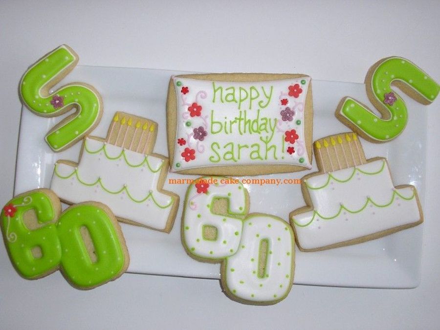 60Th Birthday Cookies - CakeCentral.com