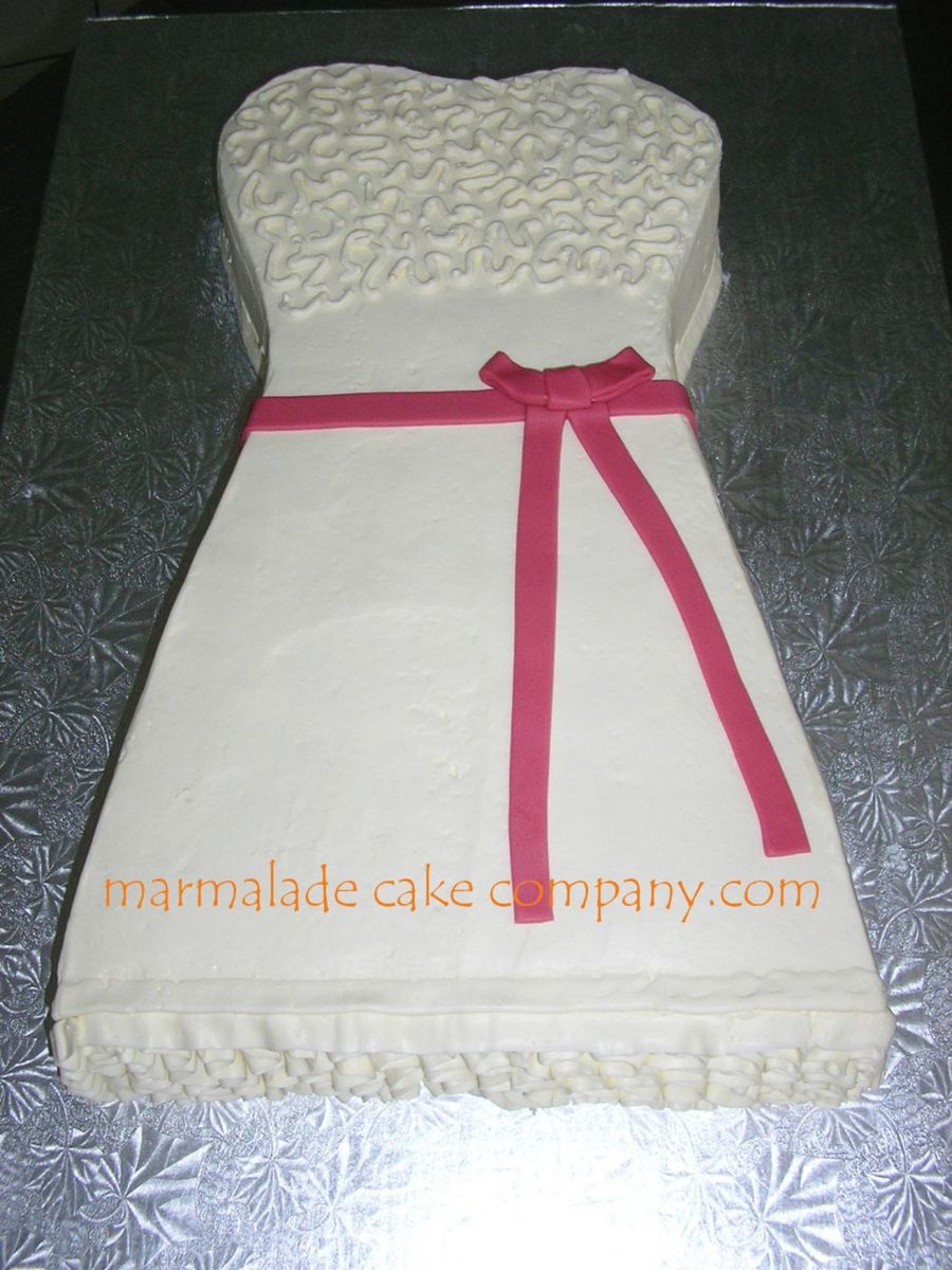 Wedding Gown Cake - CakeCentral.com
