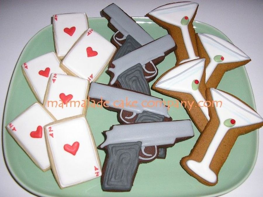 James Bond 007 Cookies - CakeCentral.com