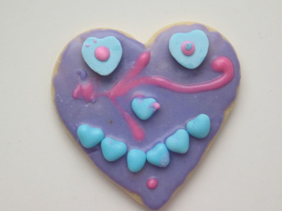Allegra's Valentine Cookie - CakeCentral.com