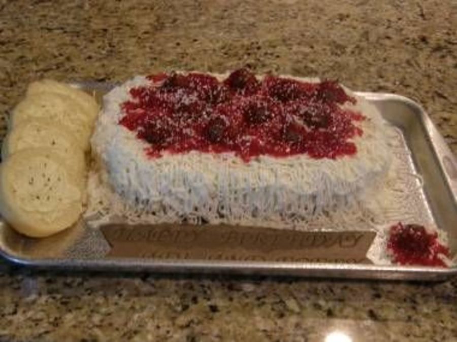 Spaghetti Cake W/garlic Bread (Cake) - CakeCentral.com