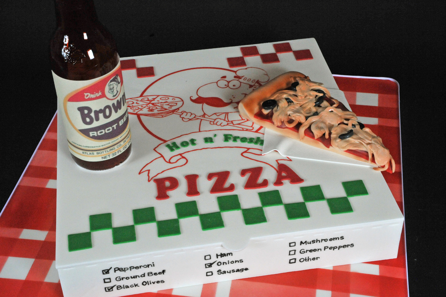 Pizza & Rootbeer - CakeCentral.com