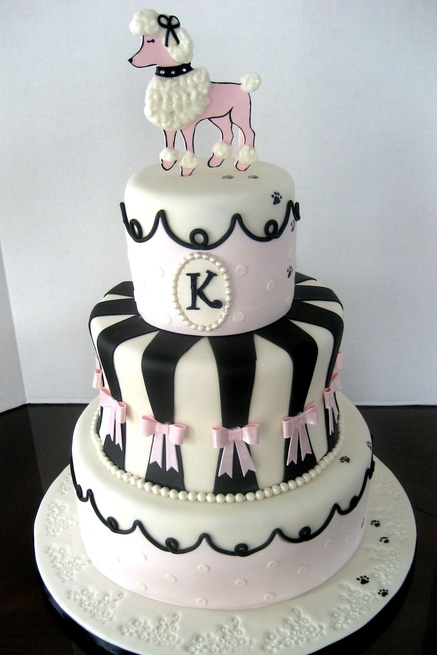 French Pink Poodle - CakeCentral.com
