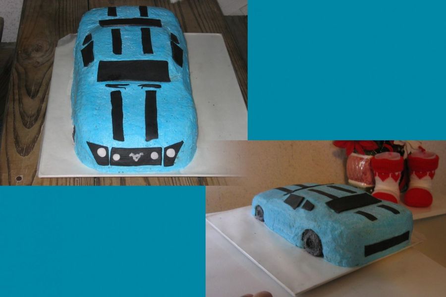Mustang Birthday Cake - CakeCentral.com