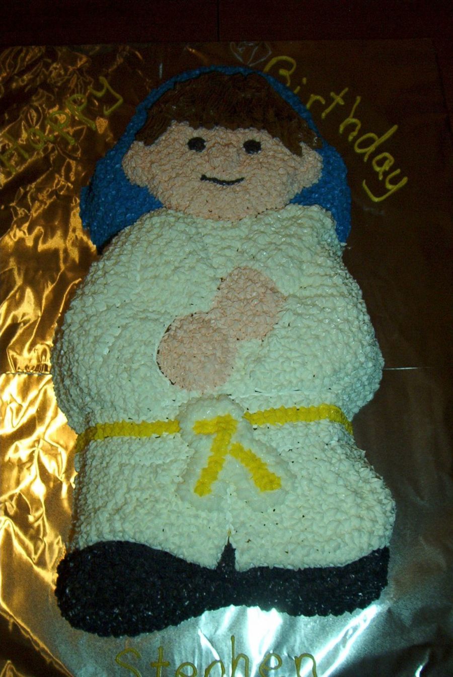 Karate Kid Cake - CakeCentral.com