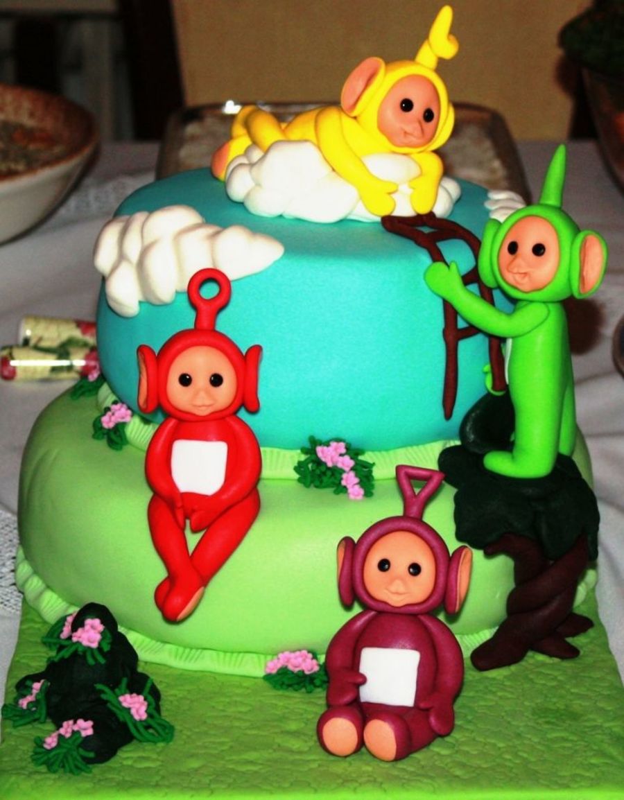 Teletubbies Cake - CakeCentral.com