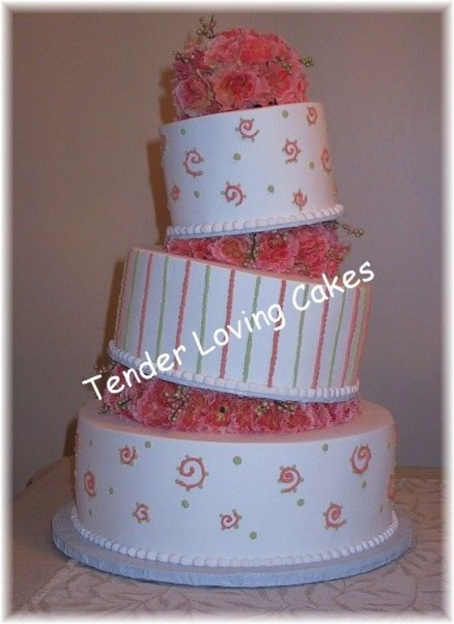 Tilted Dummy Cake - CakeCentral.com