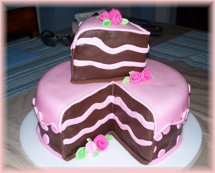 Wedge Cake - CakeCentral.com