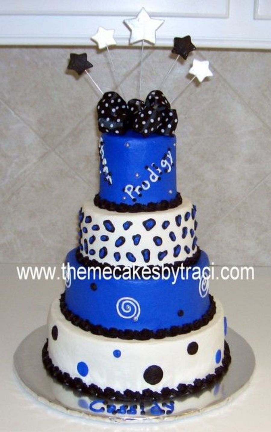 Prodigy (Cheerleading) Birthday Cake - CakeCentral.com