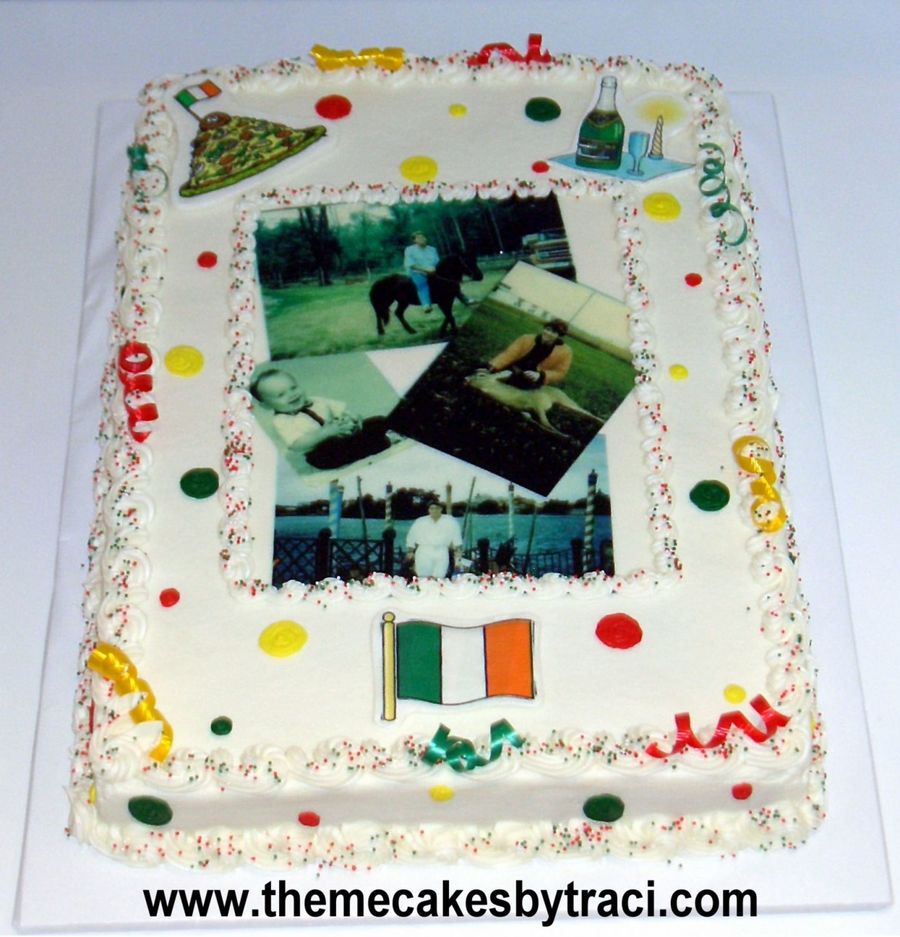 Italian Theme Photo Cake - CakeCentral.com