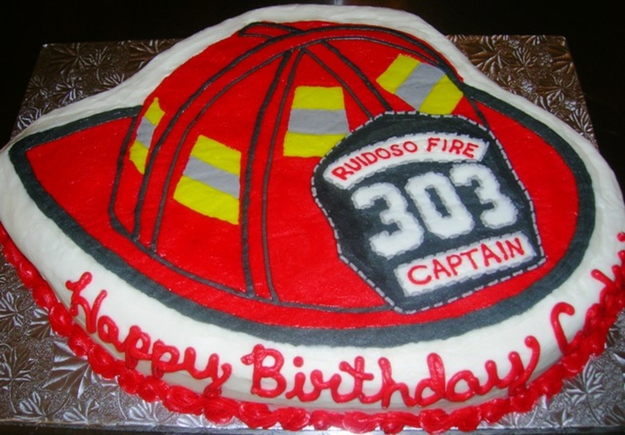 Firefighter Helmet - CakeCentral.com
