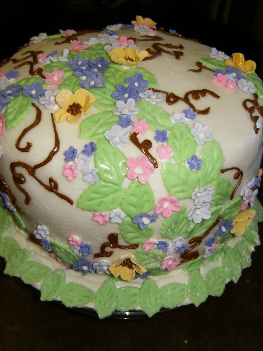 Grama's Birthday Cake - CakeCentral.com