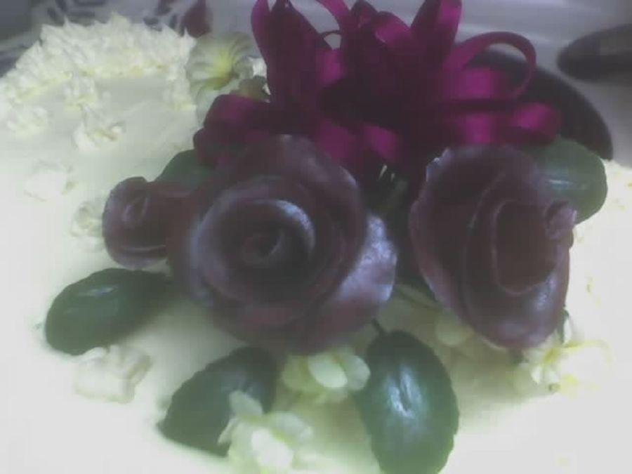 Practice Fondant Roses - CakeCentral.com