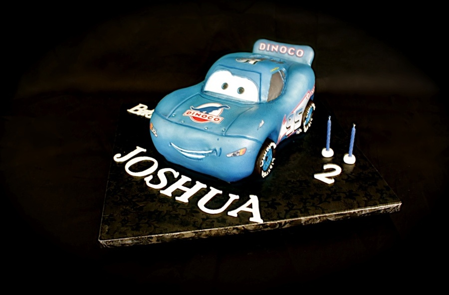 Lightning Mcqueen Dinoco Dream - CakeCentral.com