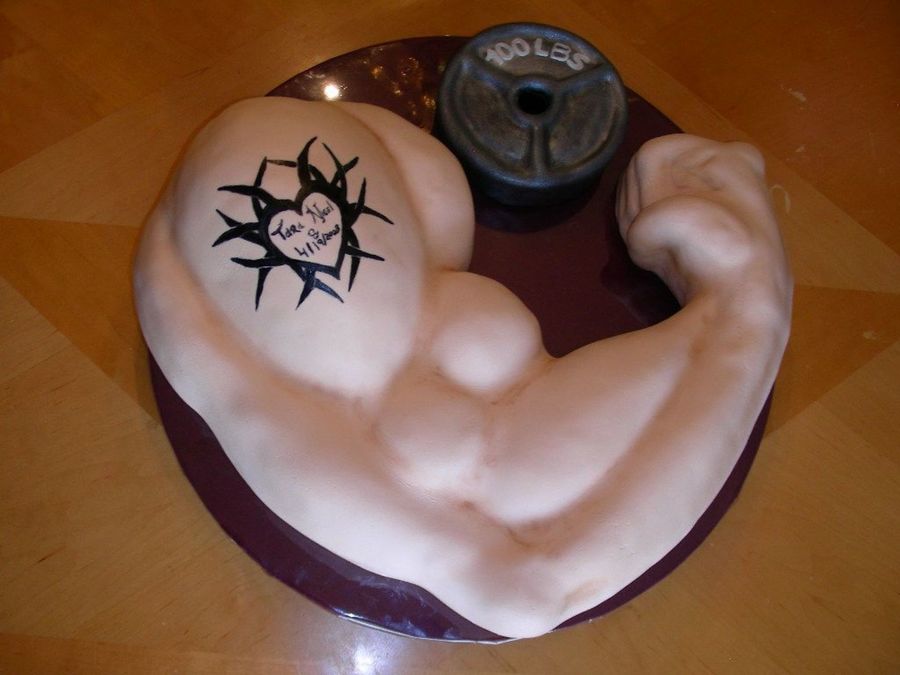 Body Builder Muscle Cake - CakeCentral.com