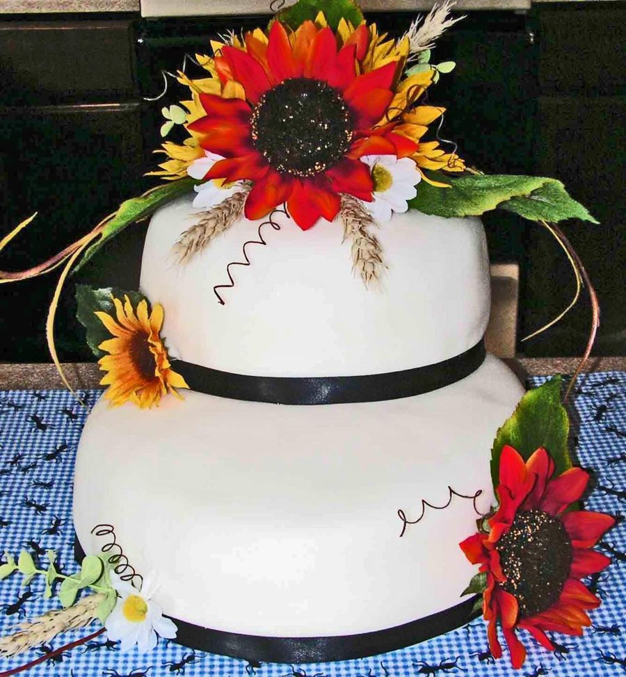 Sunflower Cake - CakeCentral.com