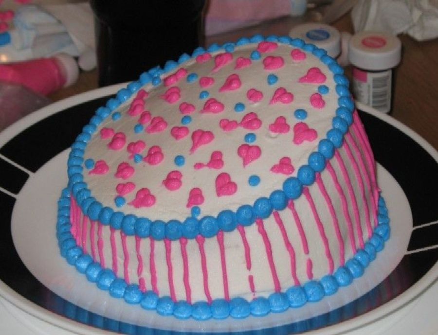 My First Lopsided Cake - CakeCentral.com