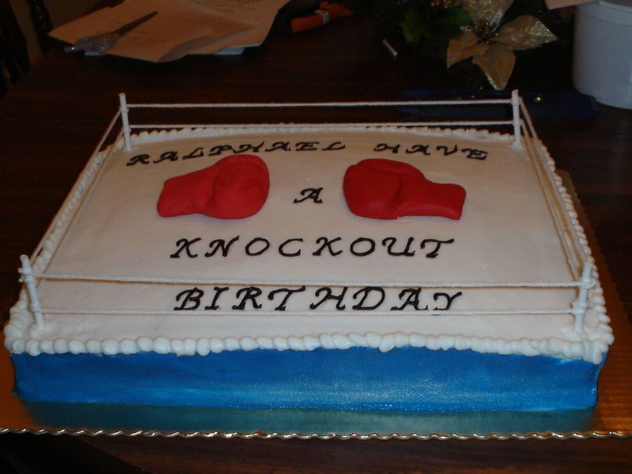 Boxing Ring - CakeCentral.com