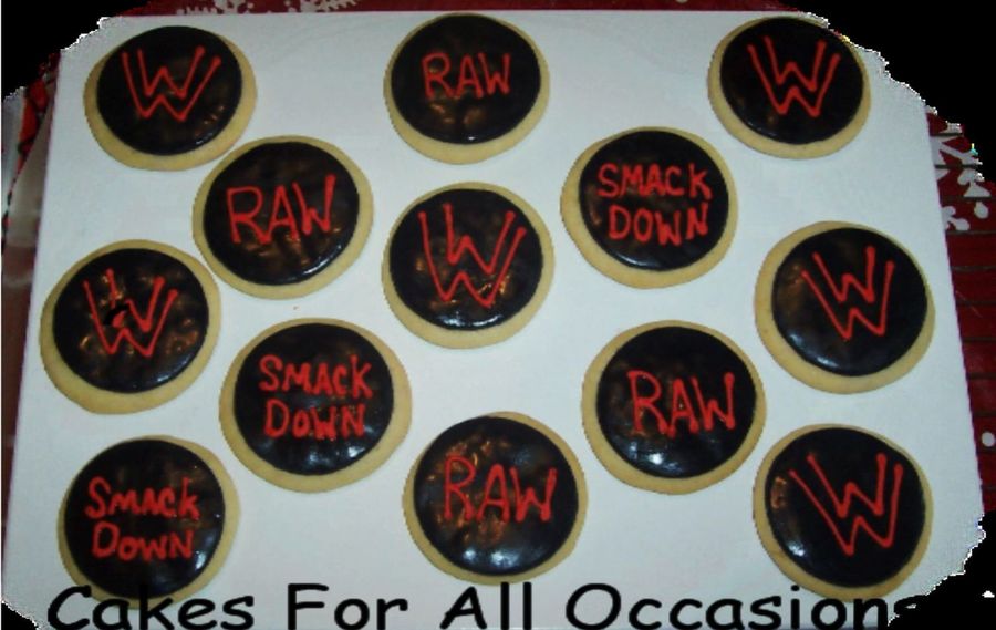 Wwe Cookies - CakeCentral.com
