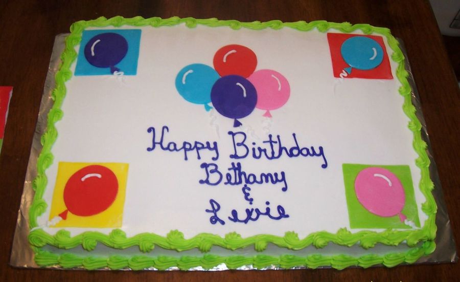 Balloon Cake - CakeCentral.com