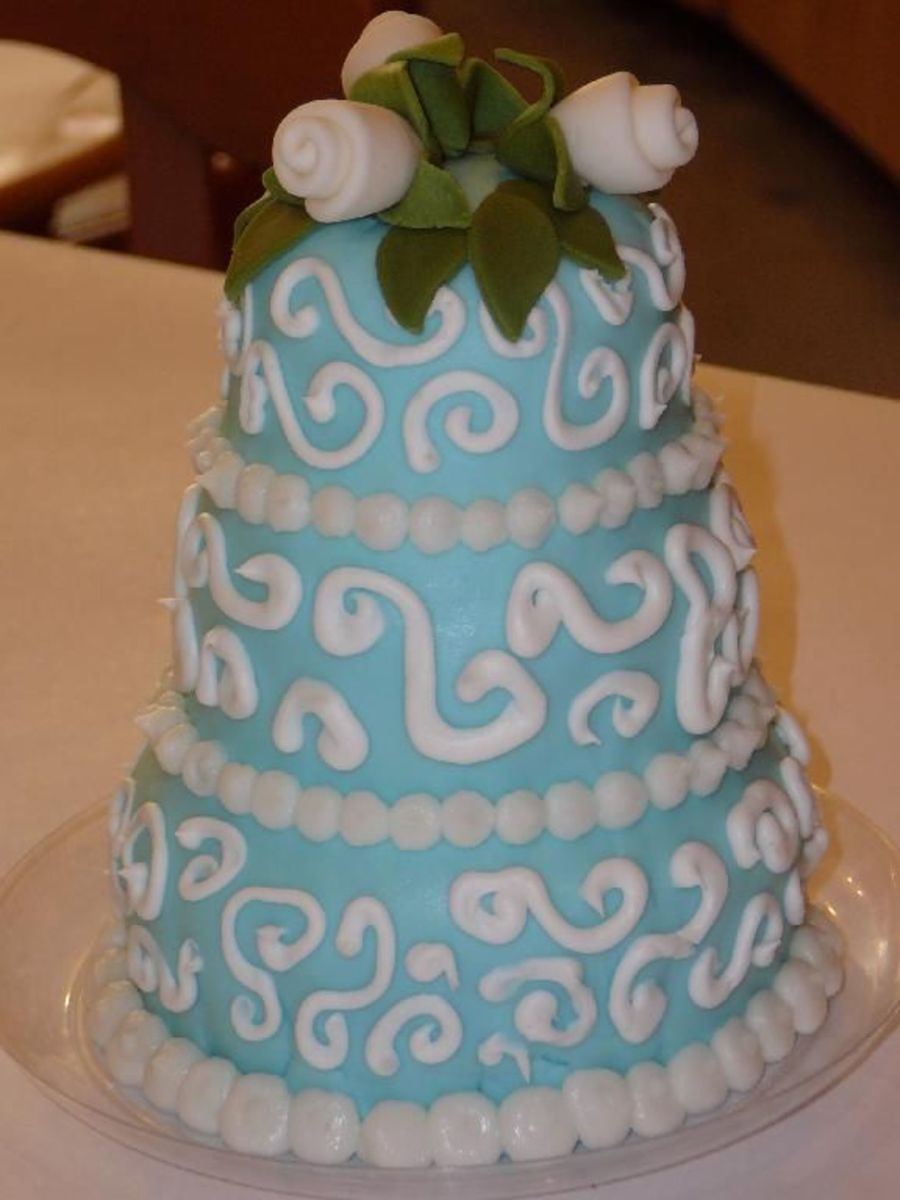 Mini Tier Cake - CakeCentral.com