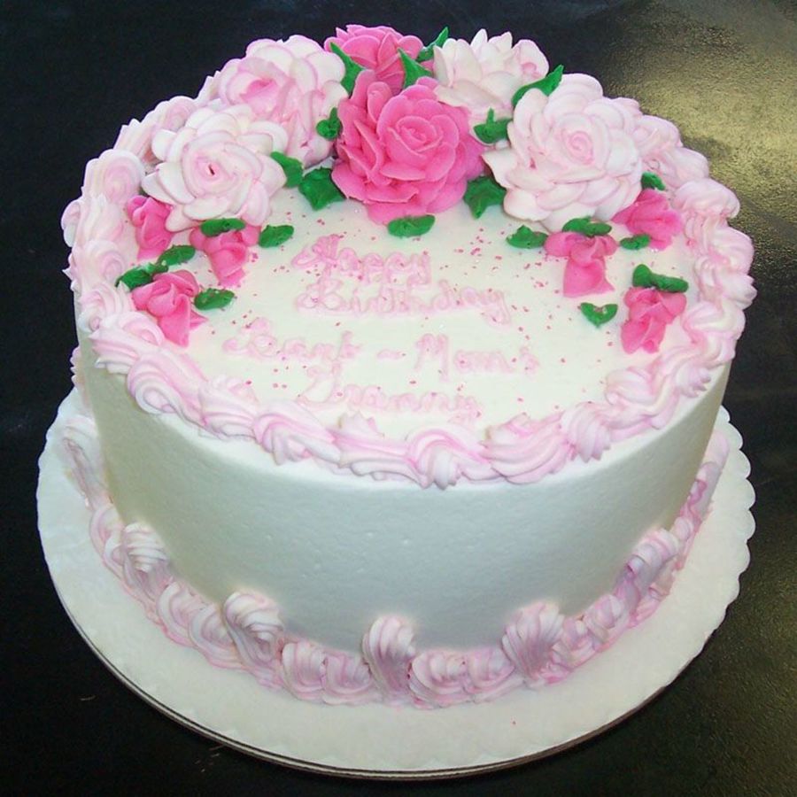 Pink Flowers - CakeCentral.com