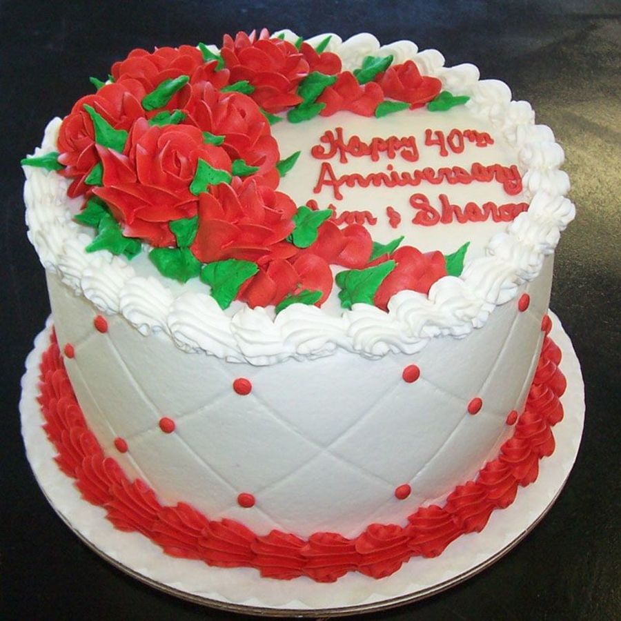 Ruby Anniversary - CakeCentral.com
