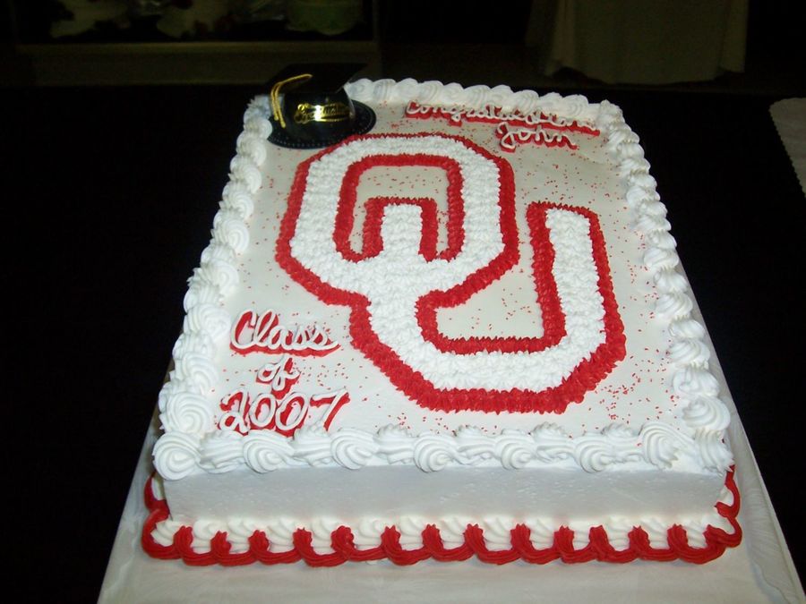 Ou Graduation - CakeCentral.com