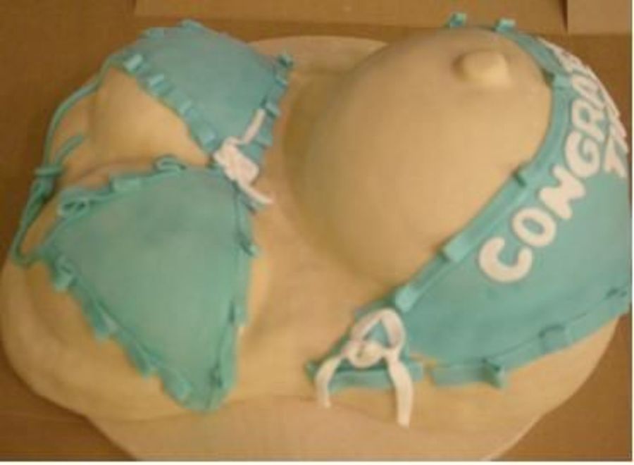 Pregnant Belly Bikini - CakeCentral.com