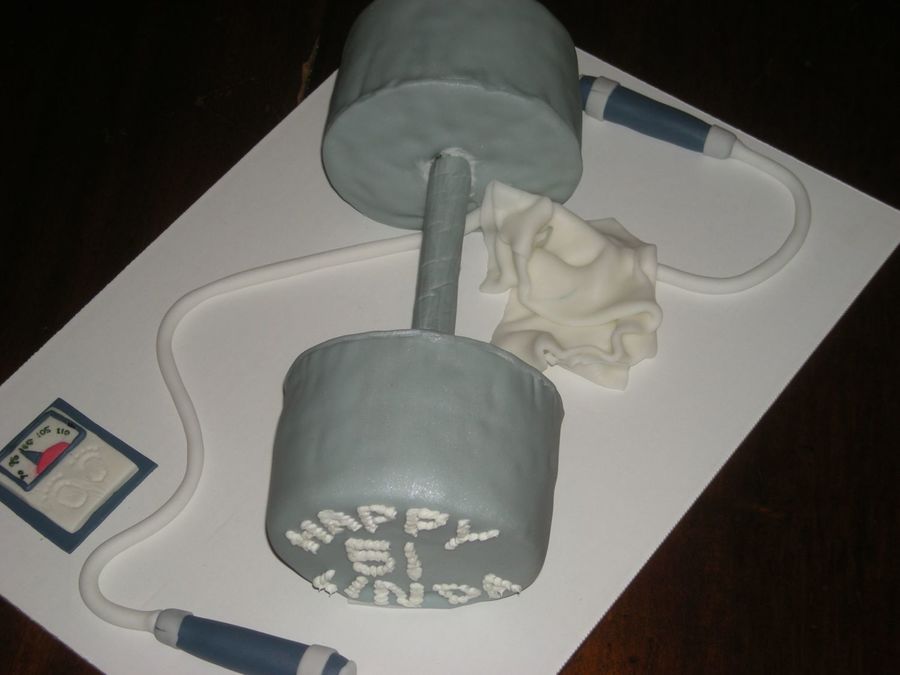 Dumbell Cake - CakeCentral.com