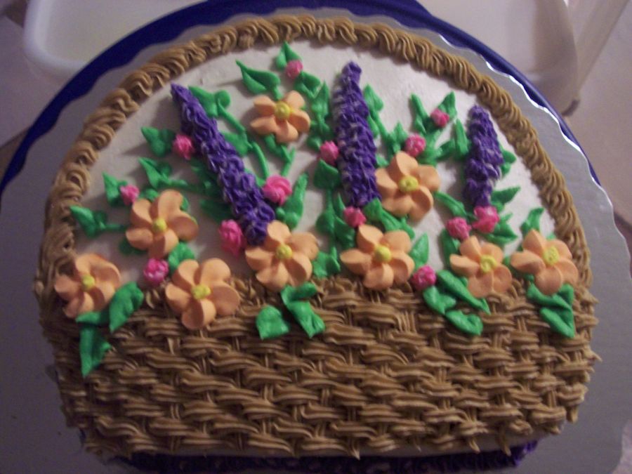 Flower Basket - CakeCentral.com