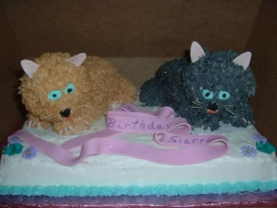 Kitten Cake - CakeCentral.com