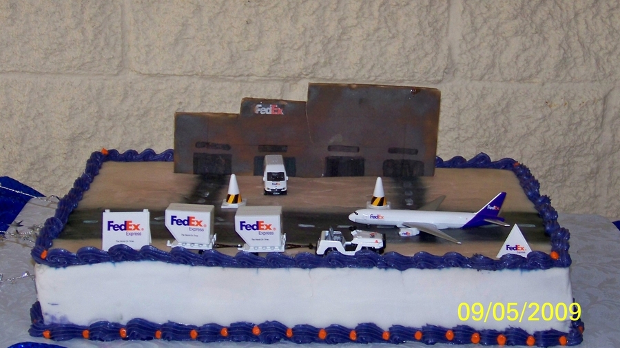 Fedex Groom's Cake - CakeCentral.com