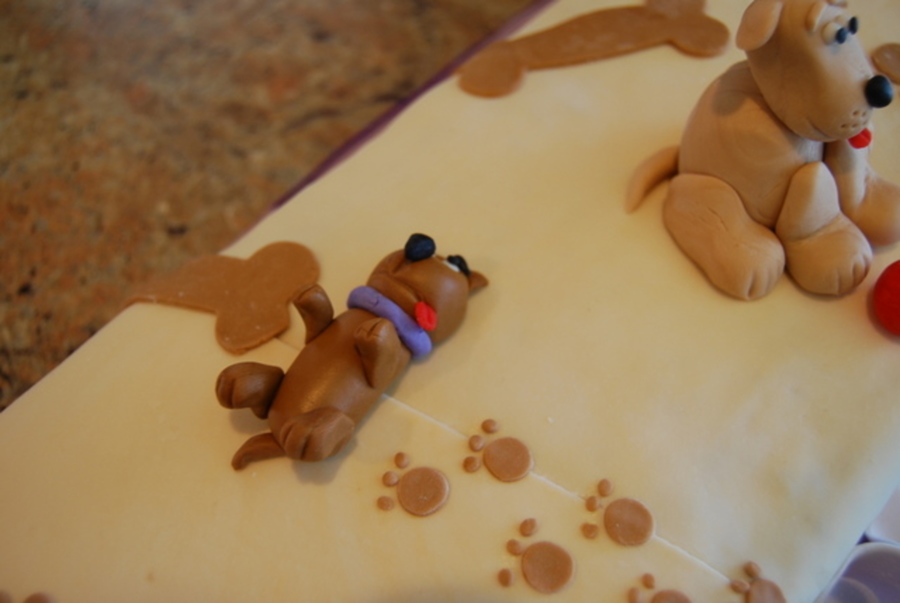 Dog Bone Cake - CakeCentral.com