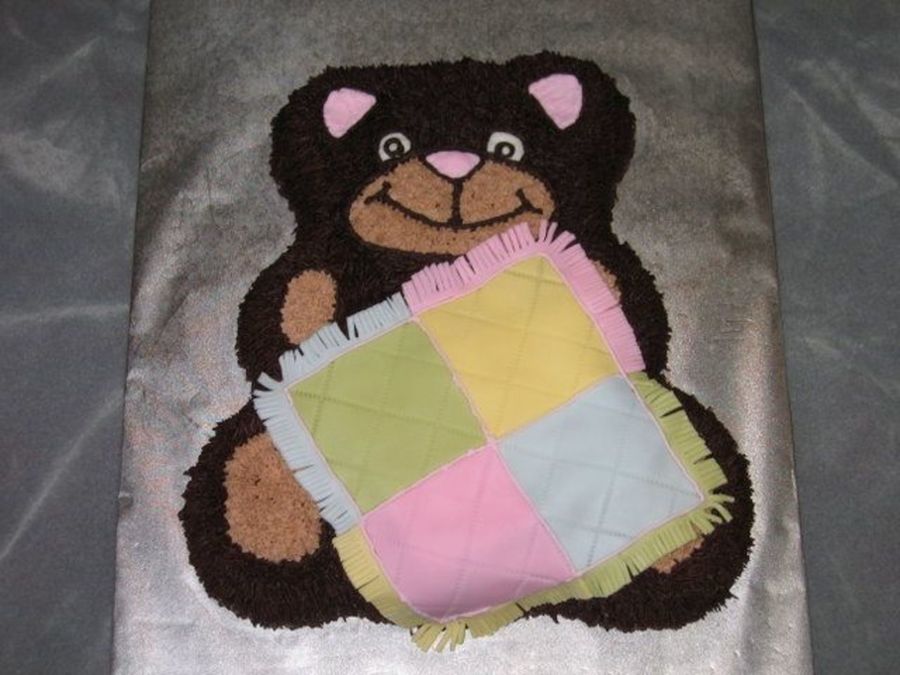 Teddy Quilt - CakeCentral.com