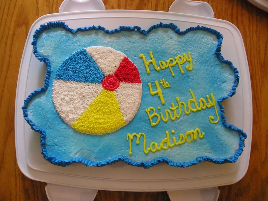 Beach Ball Bash Party - CakeCentral.com