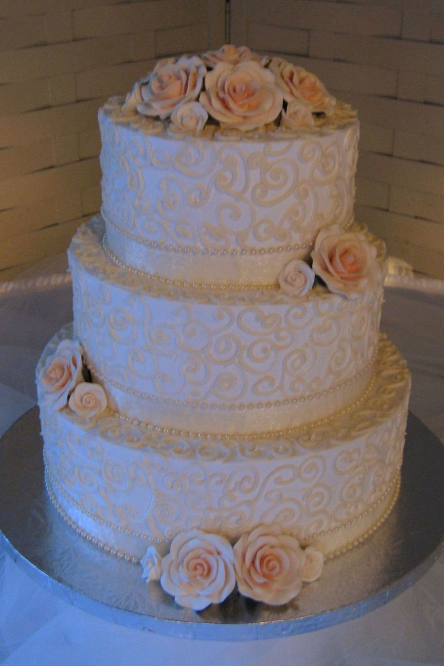 Victorian Ivory - CakeCentral.com